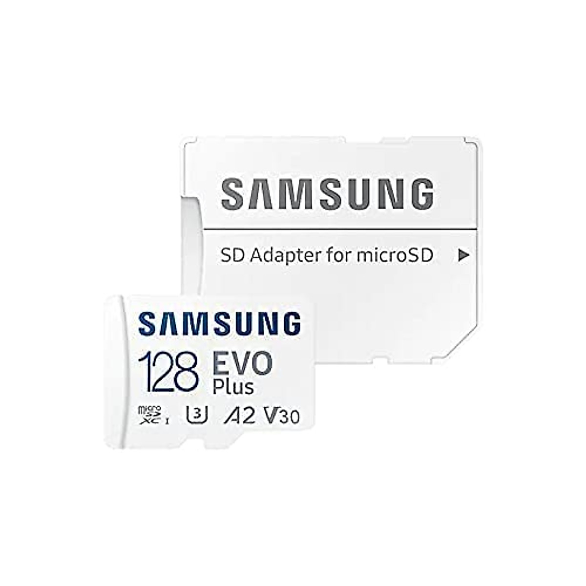 Samsung Evo Plus microSD SDXC U3 Class 10 A2 Memory Card 130MB/s with SD Adapter 2021 (128GB)