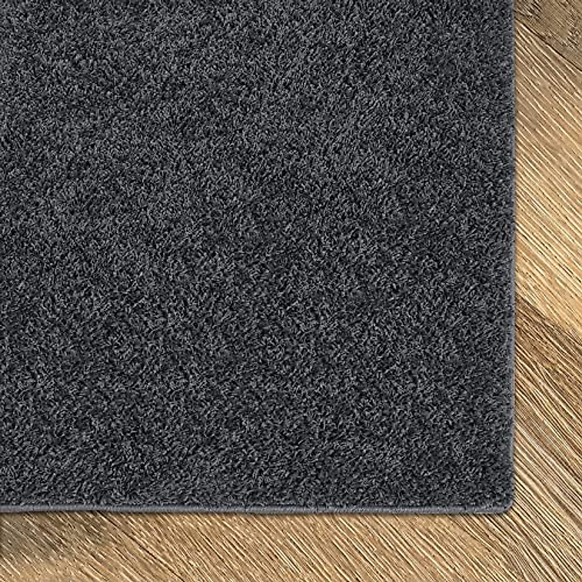 Fashionwu Area Rugs 8 x 10 Shaggy Rug for Bedroom Non-Shedding Fluffy Shag Area Rug Soft Plush Rug Luxury High Pile Fluffy Shag Rugs for Bedroom Cozy Carpet for Kids Room Nursery Room, Dark Grey