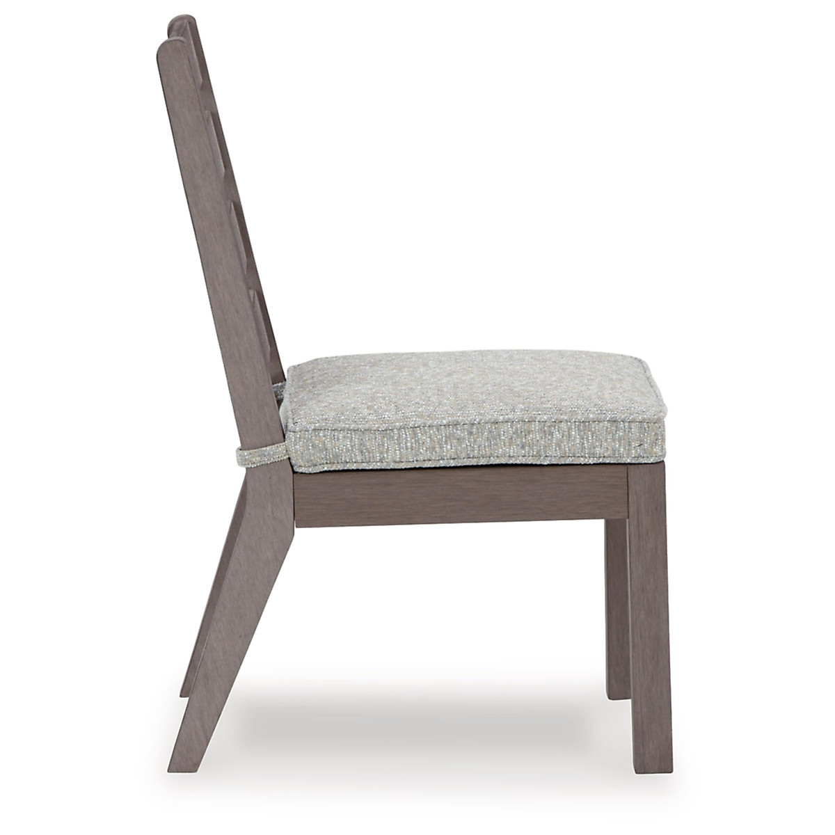 Signature Design by Ashley Hillside Barn Outdoor Dining Chair, Set of 2, 20" W x 27" D x 37" H, Light Brown & Light Gray