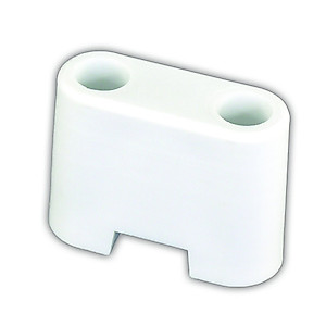 JR Products 10685 Door Bumper for T-Style Door Holder,Polar White
