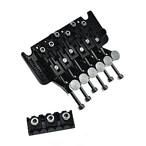 KAISH Whole Set Stainless Steel Tremolo Fine Tuner Screws String Insert Block Saddle Mounting Screws Locking Nut & String Lock Screws for FR