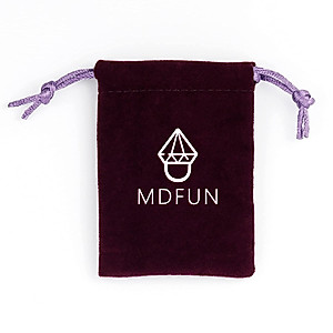 MDFUN 18K White Gold Plated Heart Shape Cut Cubic Zirconia Birthstone Stud Earring Pack of 5 Pairs (12-December-Turquoise)