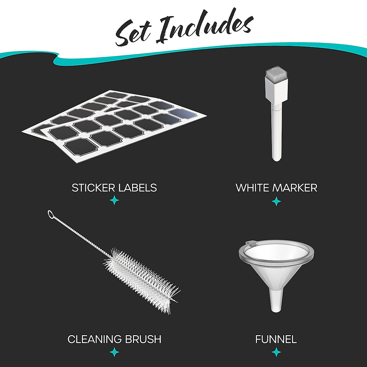 Nevlers 24PK 2 Oz Amber Glass Dropper Bottle |Leakproof Bottle with Dropper Set| Amber Glass Dropper Bottles Useable as Oil Dropper Tincture Bottles, Medicine Droppers, Travel Dropper Bottle & More