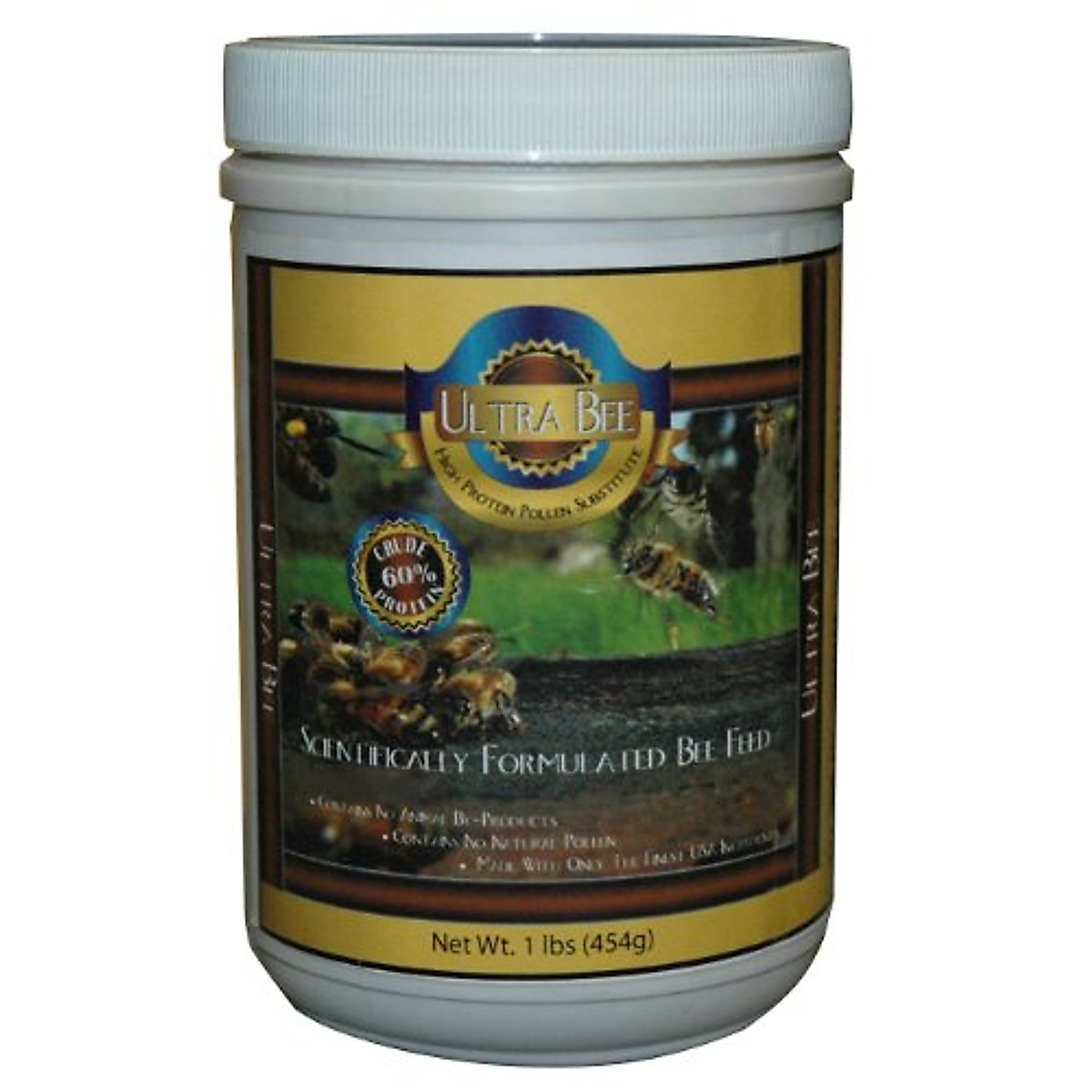Mann Lake FD213 Ultra Bee Dry Feed Canister, 1-Pound