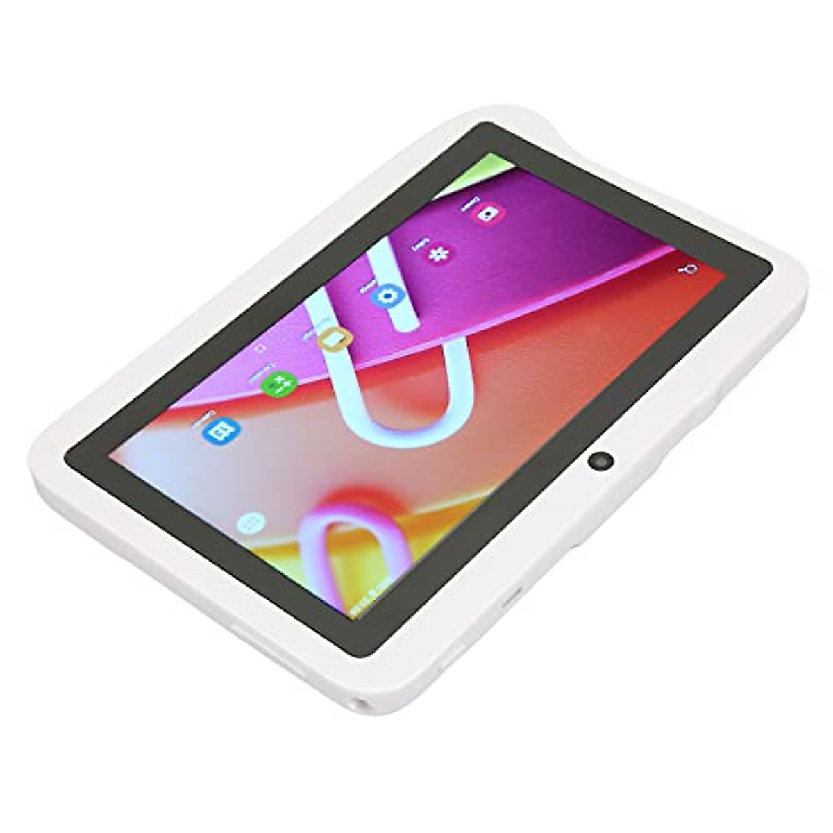 Childrens Tablet, HD Tablet with US Plug 100‑240 V 5000 MAh ABS Battery Study Case (US Plug)