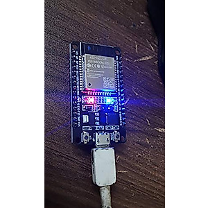VEGET 2PCS ESP32 Development Board 2.4GHz Dual Cores ESP-WROOM-32 ESP-32S WiFi Microcontroller Processor Integrated with Antenna Module Board