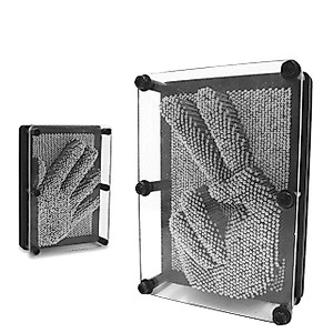 ArtCreativity 3D Pin Art Toy (Pack of 2) - Large 5x7 & Small 3.5x5 Sensory Boards for Kids & Adults - Autism-Friendly, Durable, Creative Gift Idea