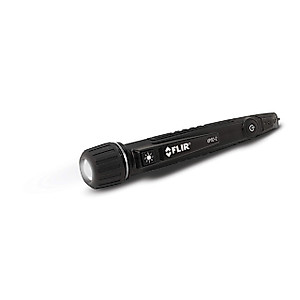 FLIR VP50-2 CAT IV Non-Contact Voltage Detector, Featuring Light, Vibration, and Beeper Feedback Alarms and a Powerful LED Flashlight, Green