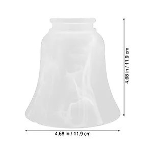 Ceiling Fan Glass Cover Pendant Light Shades Lamp Shades for Chandeliers Chandelier Glass Shade Replacement Glass Shades White Lampshade Hanging Light Shades Light Fixture Covers