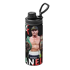 Eevikion Canelo of Alvarez Stainless Steel Insulated Tumbler Sports Water Bottle Hot and Cold Travel Cup 18oz