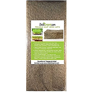 Hemp Mats for ZestiGreens Microgreens & Wheatgrass Kit