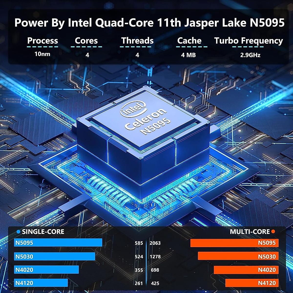 FUNYET 14 Inch Gaming Laptop, Laptop Computer 2025 Windows 11 Pro, 8GB RAM 256GB SSD, Intel 11th Gen N5095 Processor(up to 2.9 GHz), FHD 1920 x 1080