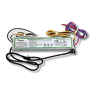 E2Lighting LED Emergency Driver E2-EBBU-10W, Emergency Battery Backup for LED fixtures with External Drivers, Supports 120V-277V, UL-Listed with 5-Year Warranty, Battery Backup LED Driver