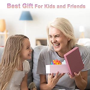 Telinkin Stress It Pop Ball Fidget Toys for Girls and Boys Gifts, Squishy Stress Balls for Adults & Kids, Push Popit Squeeze Ball Fidgets Toy with Anxiety Relief for ADHD Children & Adult Pack of 3