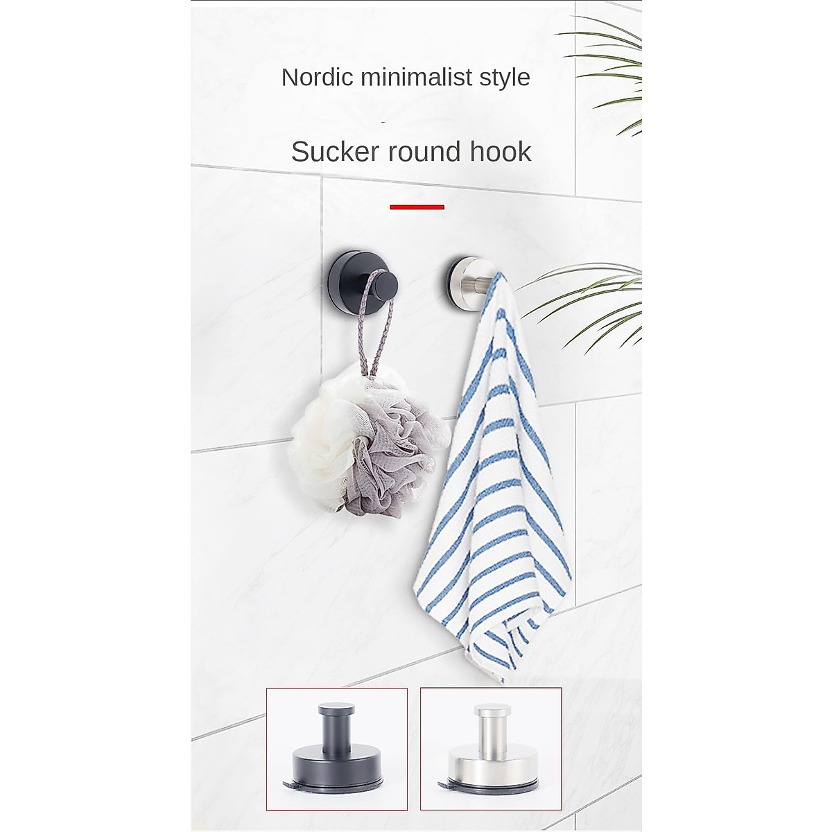 Swaise Shower Hooks, Luxehold No-Drill Hooks, Luxegrip No-Drill Hooks, Superhold No-Drill Hooks, Gold Shower Hooks, Hearthcove Hooks,Adhesive Hooks 304 Stainless Steel,Suction Cup Hooks (6Pack,Sliver)