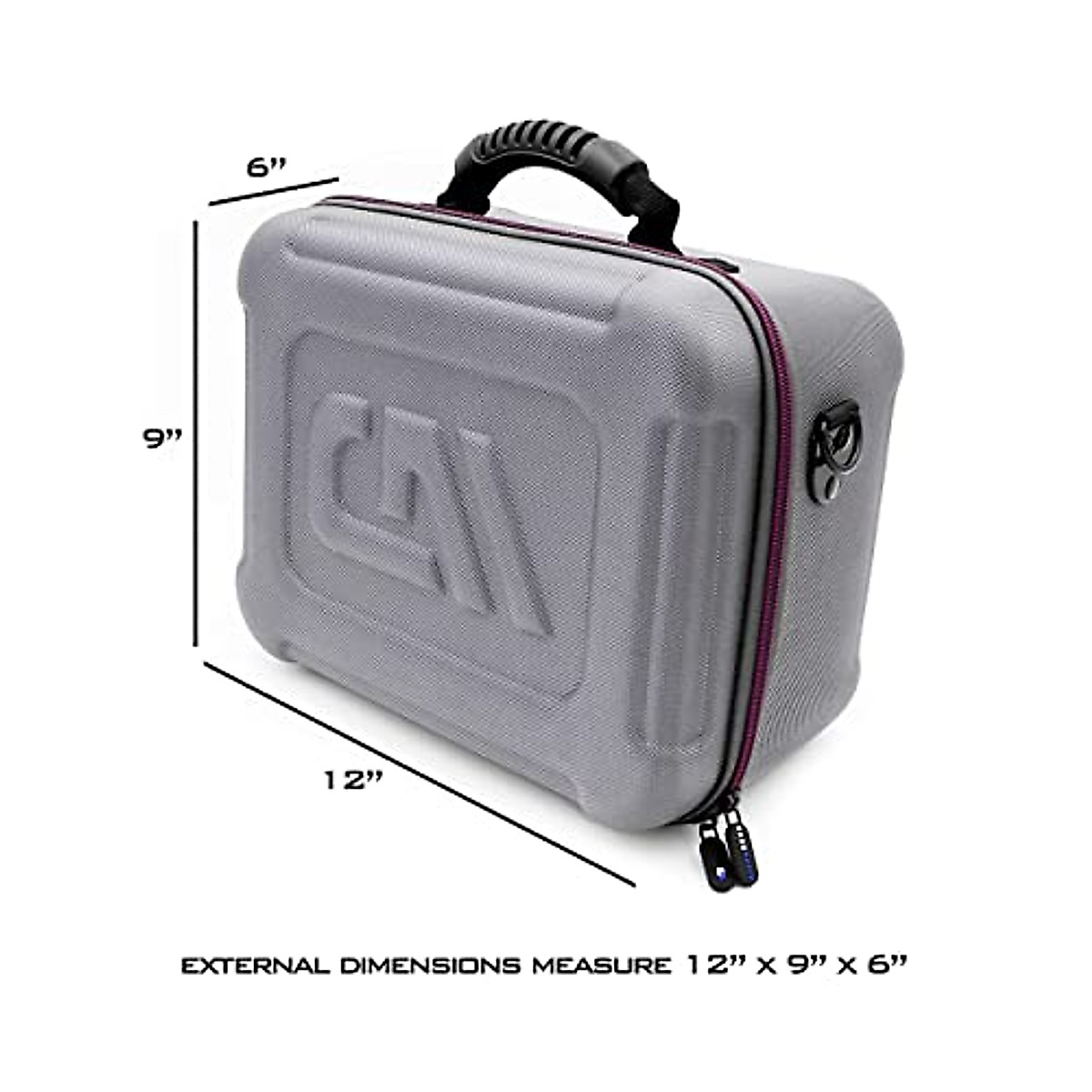 CASEMATIX Carrying Case Compatible With Meeting Owl Pro and Owl Camera 360 Video Conference Room Accessories