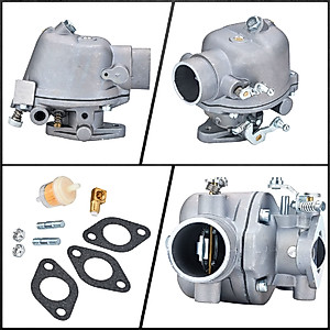 Nakuuly 8N9510C Marvel Schebler Carburetor for Ford Tractor with Gasket and Bolts Compatible with Ford Tractor 2N 8N 9N 1939-1952 Heavy Duty Replaces # TSX33 TSX-241B TSX241B 9N9510A