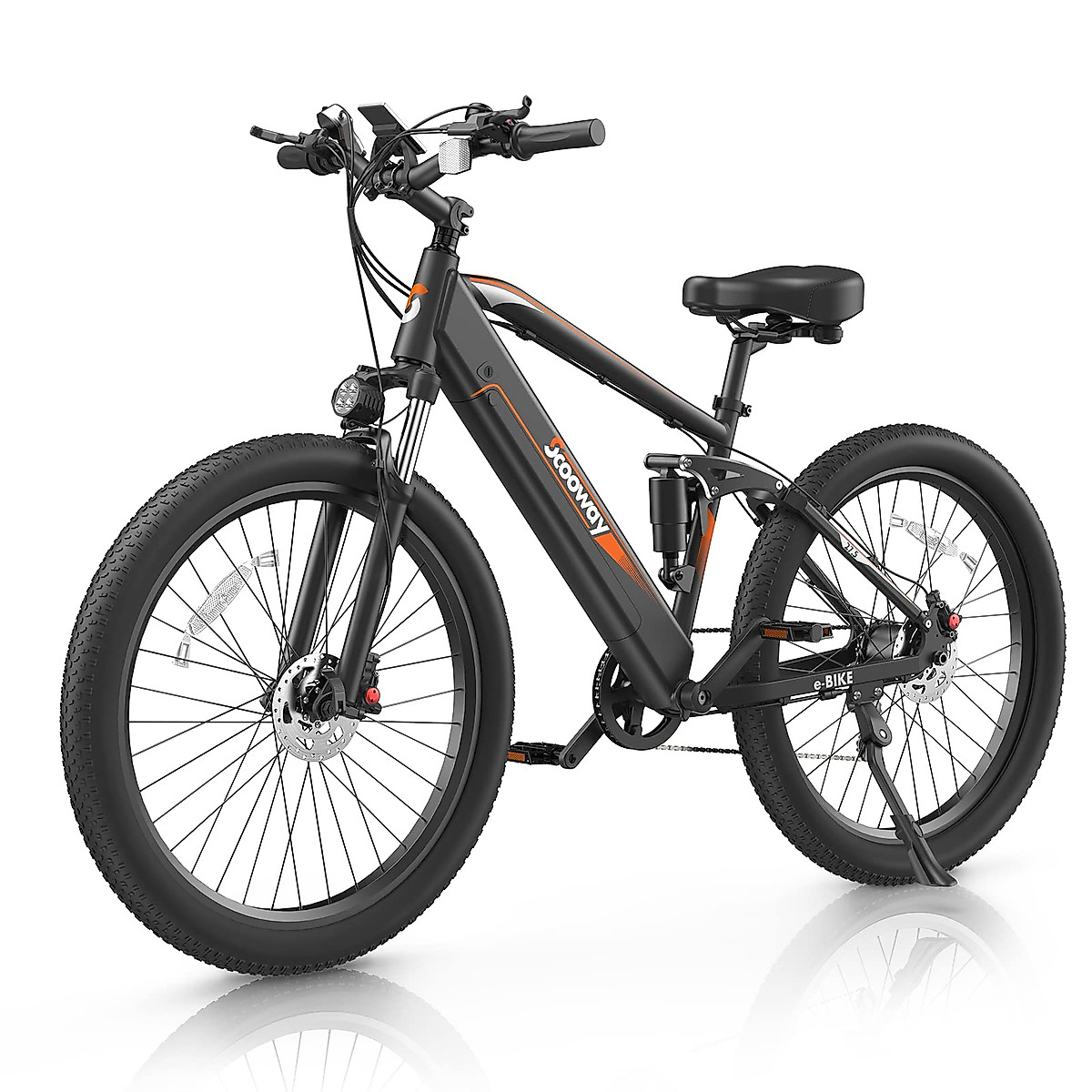 Electric Bike, 750W Electric Bike for Adults BAFANG Motor Electric Bicycle Ebike, 48V 15Ah Removable Battery, 27.5" Fat Tire E Bike, 28MPH Electric Mountain Bike Snow Beach City Road