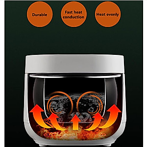 N / B 3l Low Sugar Rice Cooker, Portable Mini Slow Cooker, Thickened Inner Tank, Precise Temperature Control, 24-Hour Appointment, Suitable for Rice, Soup, Cake