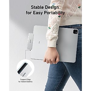 Anker USB-C Hub for USB-C iPad, 541 USB-C Hub (6-in-1) with 4K HDMI Port, Multi-Function USB-C Port, SD and microSD Card Slots, for iPad Pro 5th Gen/iPad Air 5th Gen/iPad Mini 6th and Later (Silver)