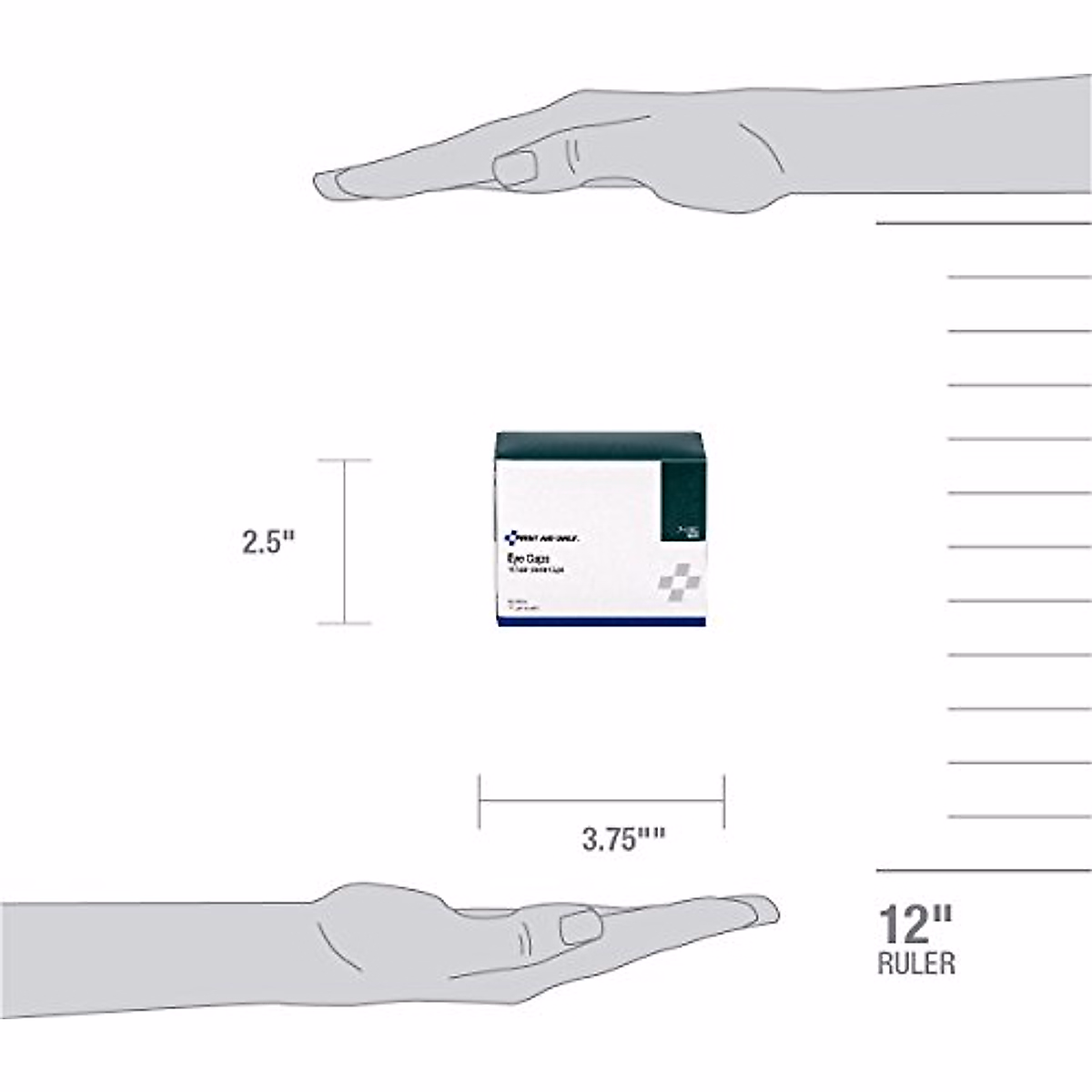 First Aid Only 7-110 Non Sterile Eye Cups, 10 Pack