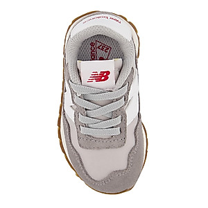 New Balance Kids 237 Bungee Sneaker, MARBLEHEAD/MOONBEAM, 2 M Little Kid (4-8 Years)