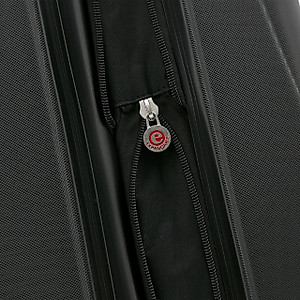 TPRC Falkirk Hardside Expandable Spinner Luggage, Midnight Black, 3-Piece Set (20/24/28)