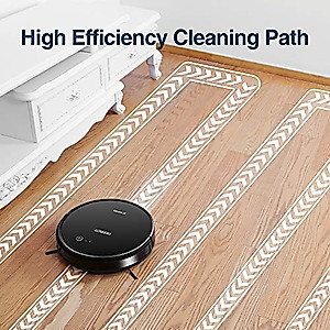 ECOVACS DEEBOT 601 Robot Vacuum Cleaner, S-Shaped Systematic Movement, Power Suction & 2 Specialized Cleaning Modes for Pet Hair, Thin Carpets & Hard Floors (Renewed)