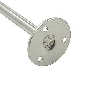 Rannb Long Door Stopper Wall Mount Doorstop with Rubber Tip 200mm/7-7/8" Total Length - Pack of 2