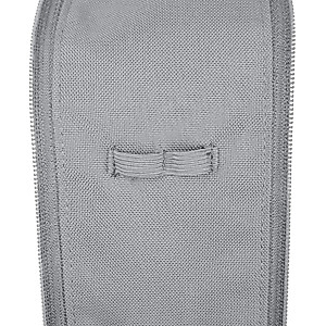 Simplify Hanging Mesh Toiletry Bag | Travel Organizer | Perfect for Dorm | Gym | Back to School | Shampoo | Shower Accessories | Grey