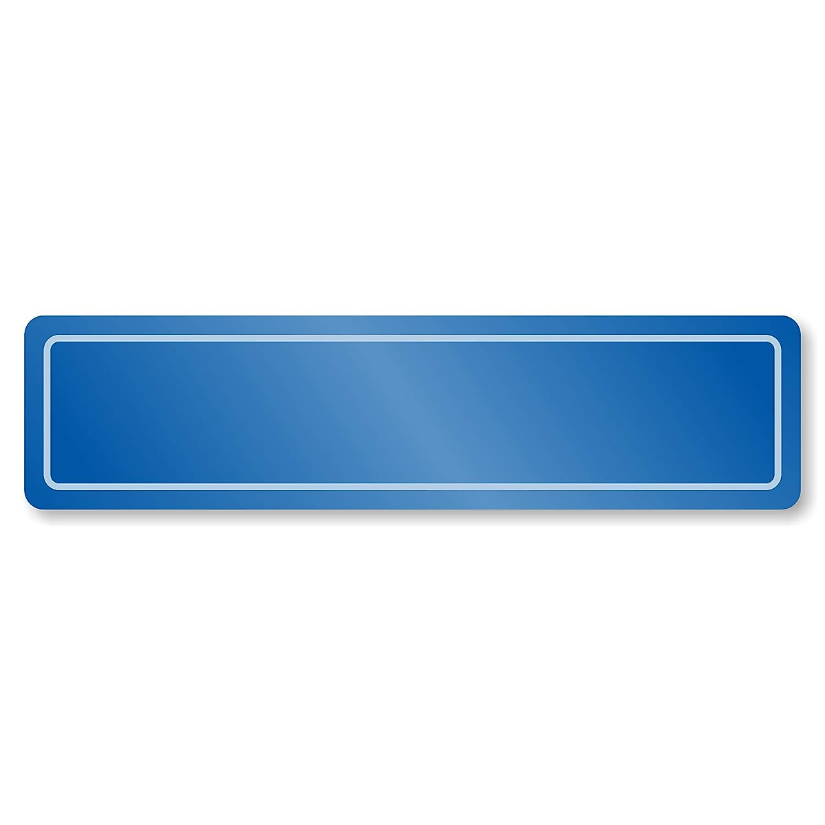 SmartSign Blue Retro Reflective Helmet Strips | 1" x 4", Pack of 16
