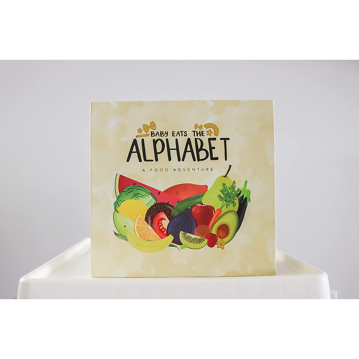 Baby Eats The Alphabet Scrapbook | First Foods Memory Book | Baby-Led Weaning Journal | Gender Neutral Baby Keepsake Album | Baby-Led Weaning Feeding Photo Book