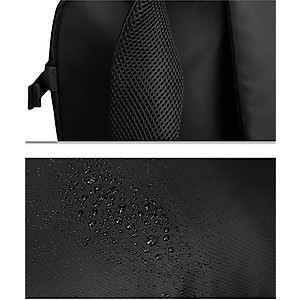 Male Backpack Travel Leisure Bag Computer Schoolbag for College and Middle School Students Can Fit 15.6 "laptop (black)