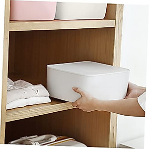 STOBAZA Box Underwear Drawer Plastic Organizer Box Basket Drawers Cosmetic Storage Drawers Desktop Storage Drawers Socks Storage Organizer Storage Basket Stackable Basket Storage Container