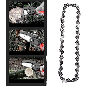 10 Inch Chainsaw Chain,R40 for Ryobi Cordless Pole Saw 18v chainsaw TP26 TP30 P540 P540A P540B P541 P542 P545 P546 CS1800 S20500 ZR15520 Replace R40 90PX040G(3/8" LP Pitch .050" Gauge 40 Drive Links)