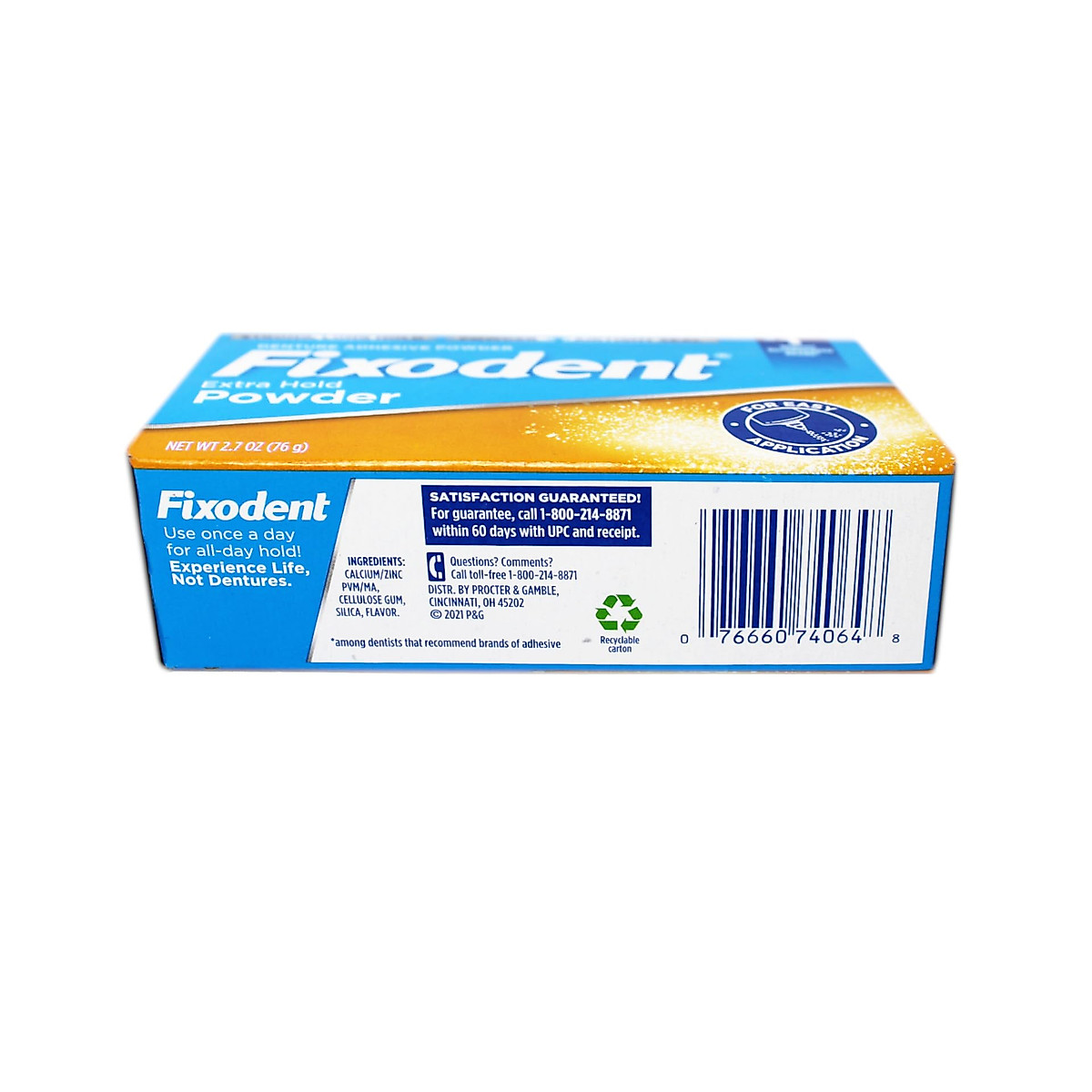 Fixodent Powder Extra Hold 2.7 Oz. (Pack of 3)