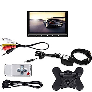 bosstouch 11.6" Inch Security Monitor HDMI/BNC/AV/VGA/USB Input 1366x768 IPS Resolution Touch Buttons Mini Video Camera Audio Monitors & Displays TV Screen