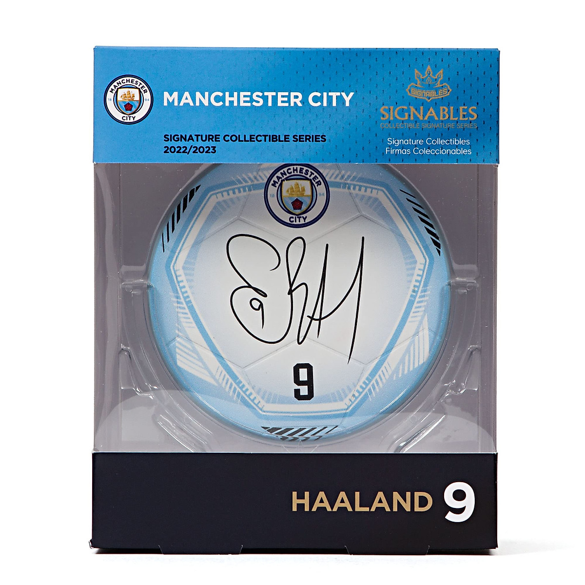 Signables Premium - Man City Erling Haaland - Digitally Autographed Sports Memorabilia - Small Signed Sports Collectible Figurines - Unique Football Figures