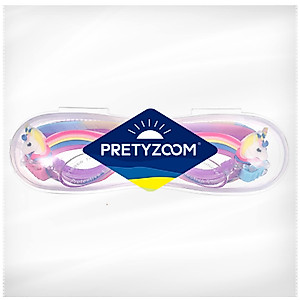 PRETYZOOM Kids Swim Goggles Unicorn Anti- UV Swimming Goggles Anti- Water Pool Goggles for Girls Boys