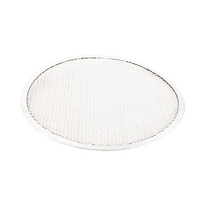 Restaurantware Met Lux 12 Inch Pizza Screen 1 Heavy-Duty Mesh Screen - Reinforced Rim Evenly Bake Pizzas Flatbreads or Pastries Aluminum Screen Pizza Pan For Homes or Restaurants Durable