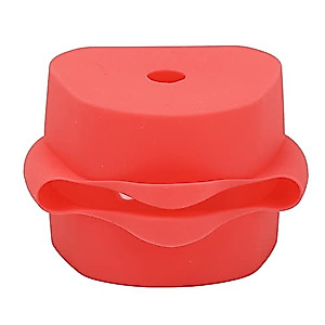 Oral Simulator Mannequin Head, Denist Simulator Manikin Phantom Head Replacement Skin Soft Silicone Removable Denist Model Accessory Red Skin Simulator for Denist Education