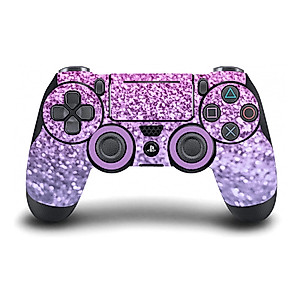 Head Case Designs Officially Licensed Monika Strigel Lavender Pink Art Mix Vinyl Sticker Gaming Skin Case Cover Compatible With Sony PlayStation 4 PS4 Console and DualShock 4 Controller Bundle