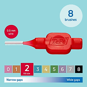TePe Interdental Brushes Original Red 8 Brushes