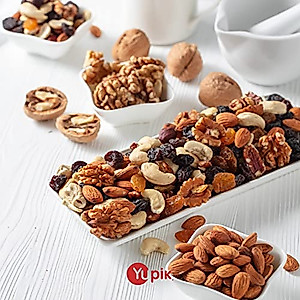 Yupik Sierra Trail Mix, 2.2 lb, A mix of almonds, peanuts, almonds, pumpkin seeds, sunflower seeds, raisins, papaya and pineapple, Pack of 1