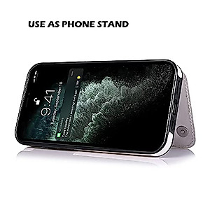 Obbii Marble Leather Flip Case Wallet Compatible with iPhone 12 Pro Max 6.7" Card Holder White Gold Marble Case Sleeve with Card Slots Protective Case for iPhone 12 Pro Max 6.7”