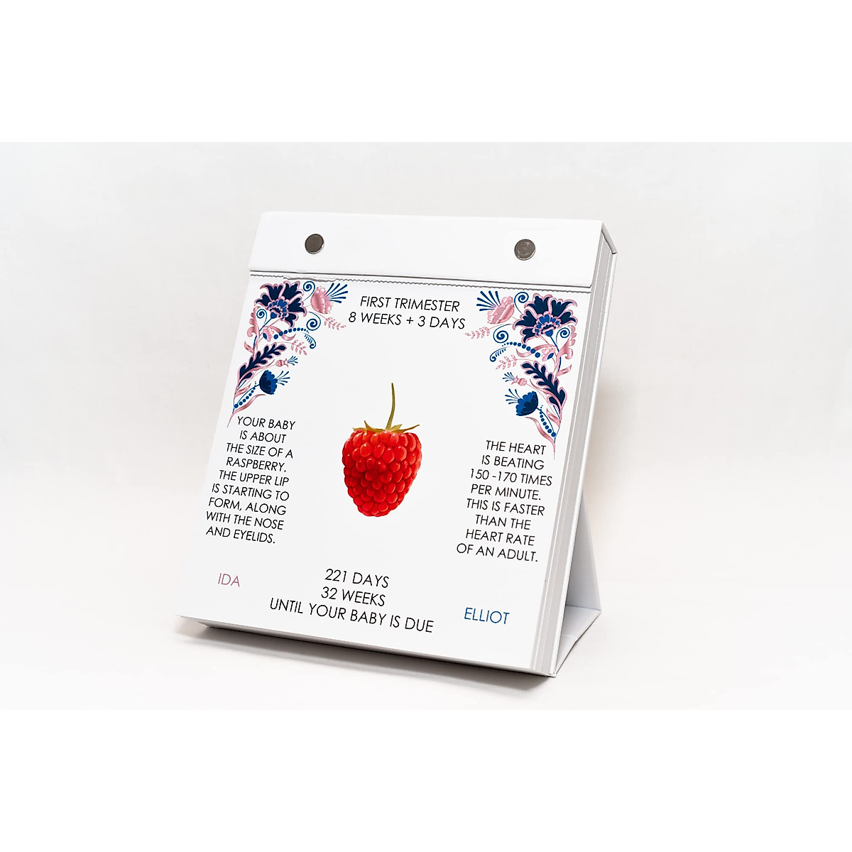 Baby On The Way - Day By Day Pregnancy Calendar, Pregnancy guide, Pregnancy gift, daily countdown planner, pregnancy journal, Keepsake Journal, pregnancy keepsake, pregnancy journal, new mom gift