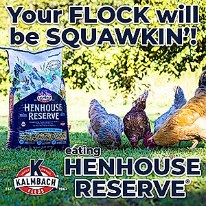 Kalmbach Feeds Henhouse Reserve 17% Whole Grain Complete Layer Feed for Hens, 30 lb