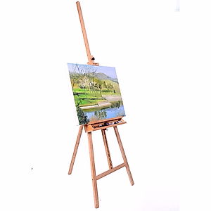 Mont Marte Floor Easel w/Tilt Beech Wood