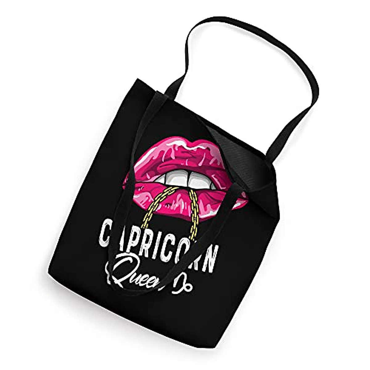 Pink Lips Capricorn Queen Sexy Womens January Birthdays Tote Bag