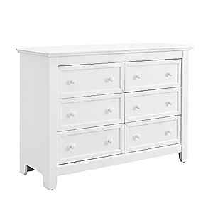 Baby Relax Tia 6-Drawer Dresser, White